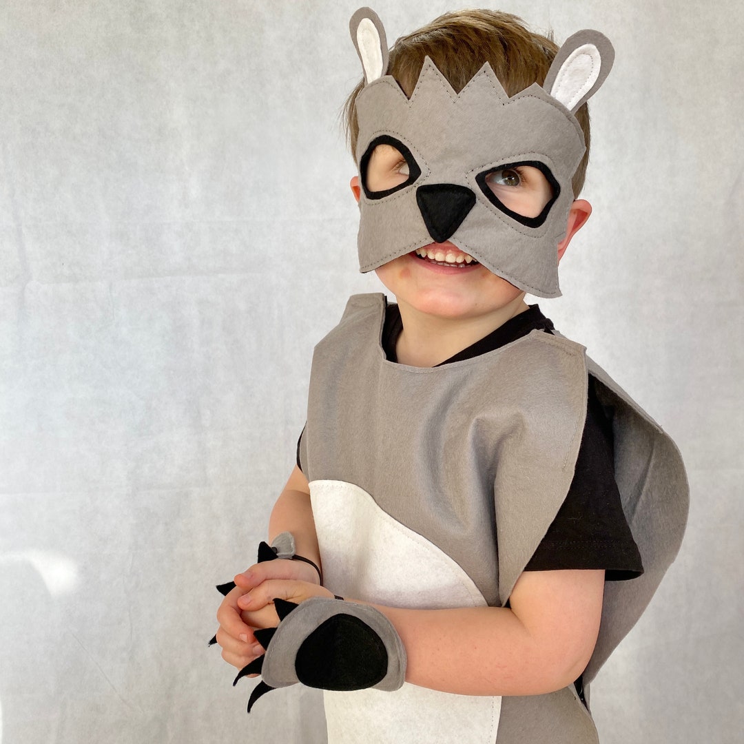 Hand-sewn Felt Koala Costume: Tabard, Mask & Paws - Etsy