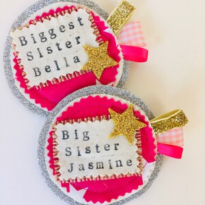 Personalized Big Brother/sister Badge: New Sibling Gift - Etsy