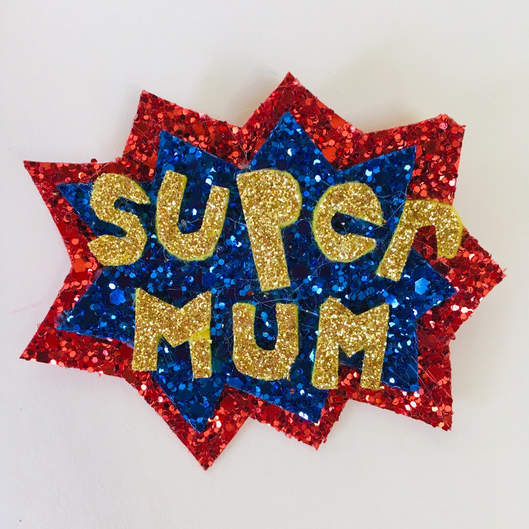 Mother's Day Pin Badge, Super Mum Pin. - Etsy