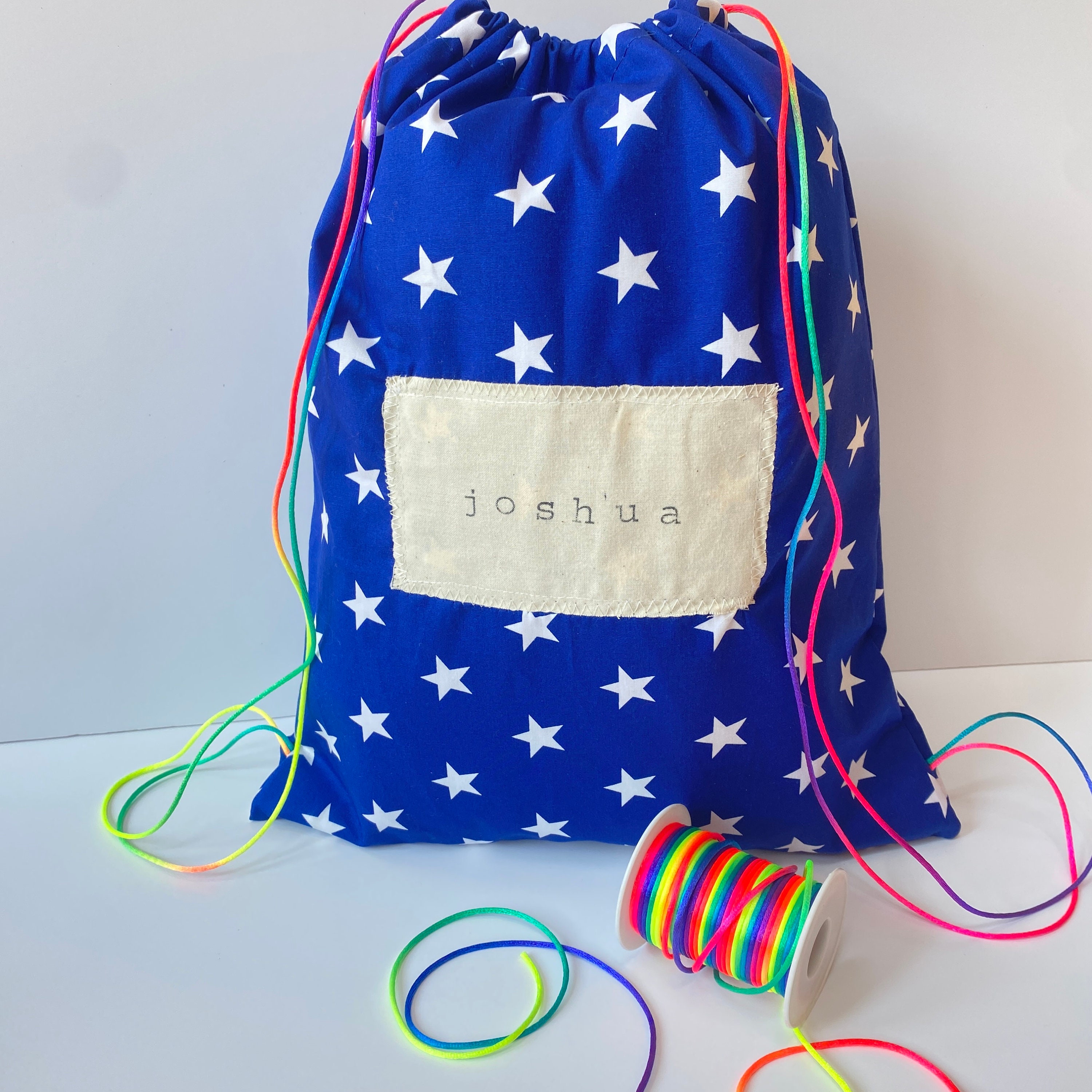 Swim Bag Kids Personalised Drawstring Bag With Name For Kids Back To ...