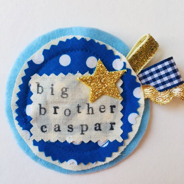 Best Big Brother Badge Big Sister Pin Big Brother Pin New | Etsy New ...