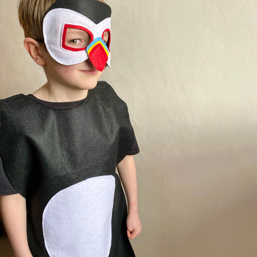 Felt Puffin Costume: Bird Dress Up, Child-adult Sizes - Etsy