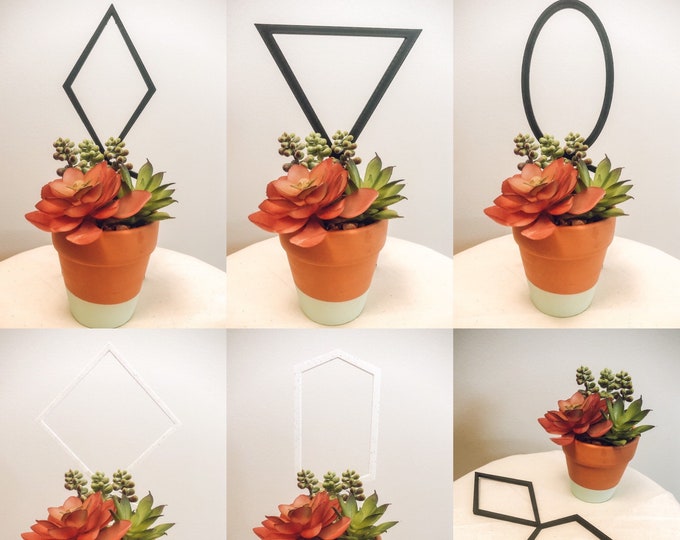 Geometric Plant Trellises/geometric Plant Hoops/triangle Trellis/square ...