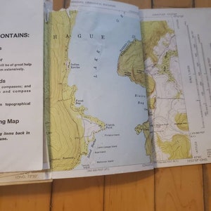 1970s Maps and Compass Book - Etsy