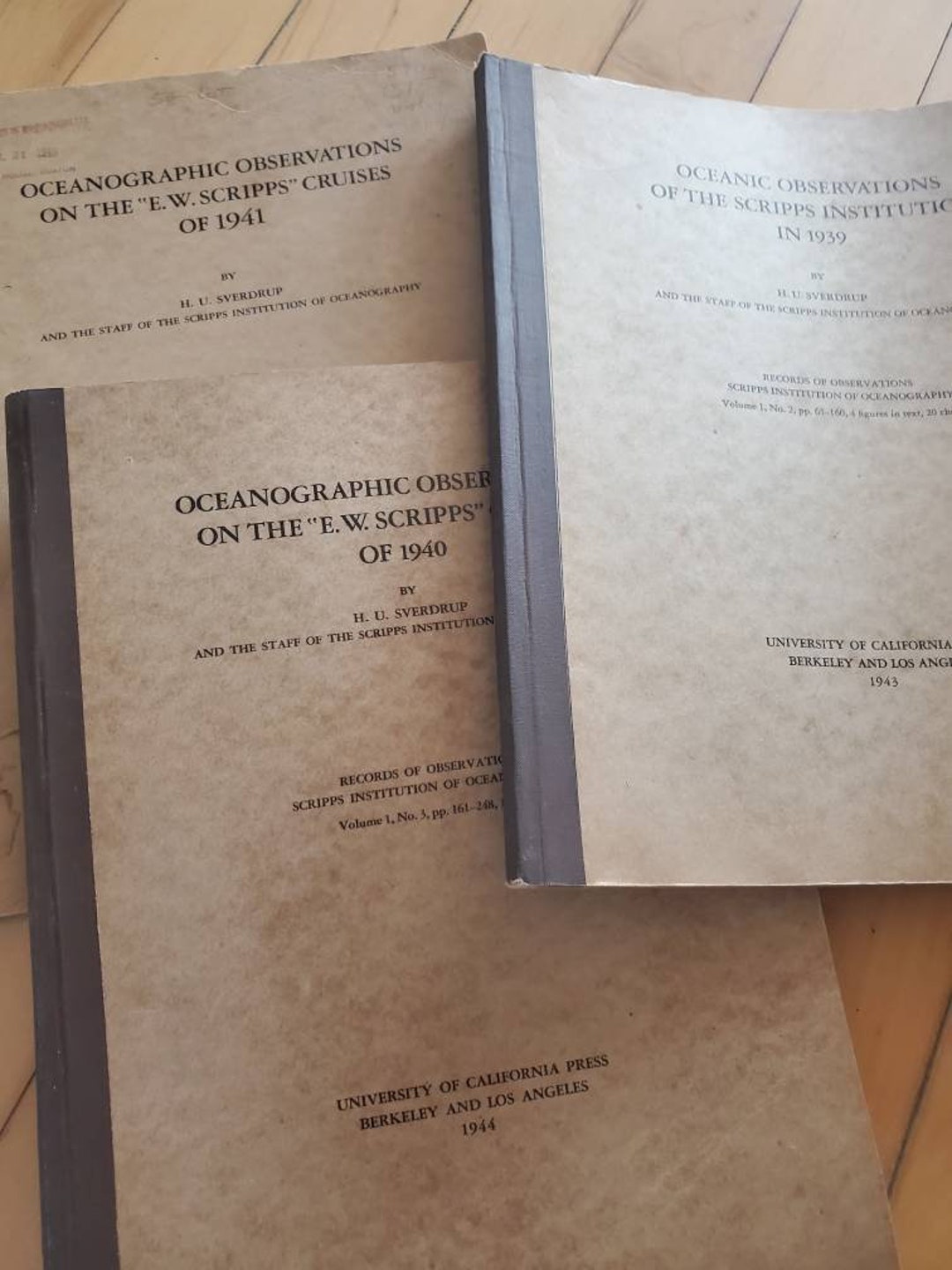 Vintage California Oceanography Books - Etsy