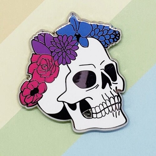 Bi Pride Pin Bisexual Pride Flag Pin Hard Enamel Bi Etsy