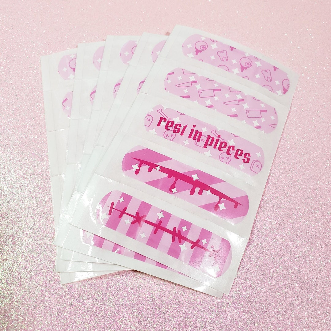 Latex Free Cute Goth Bandages - Etsy