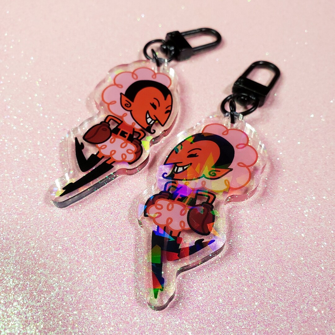 Cartoon Crab Devil Charm - Etsy