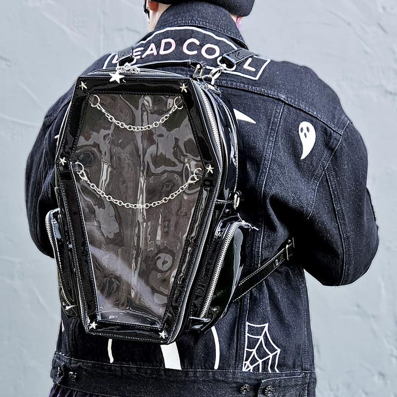 Black Goth Star Bag - Etsy