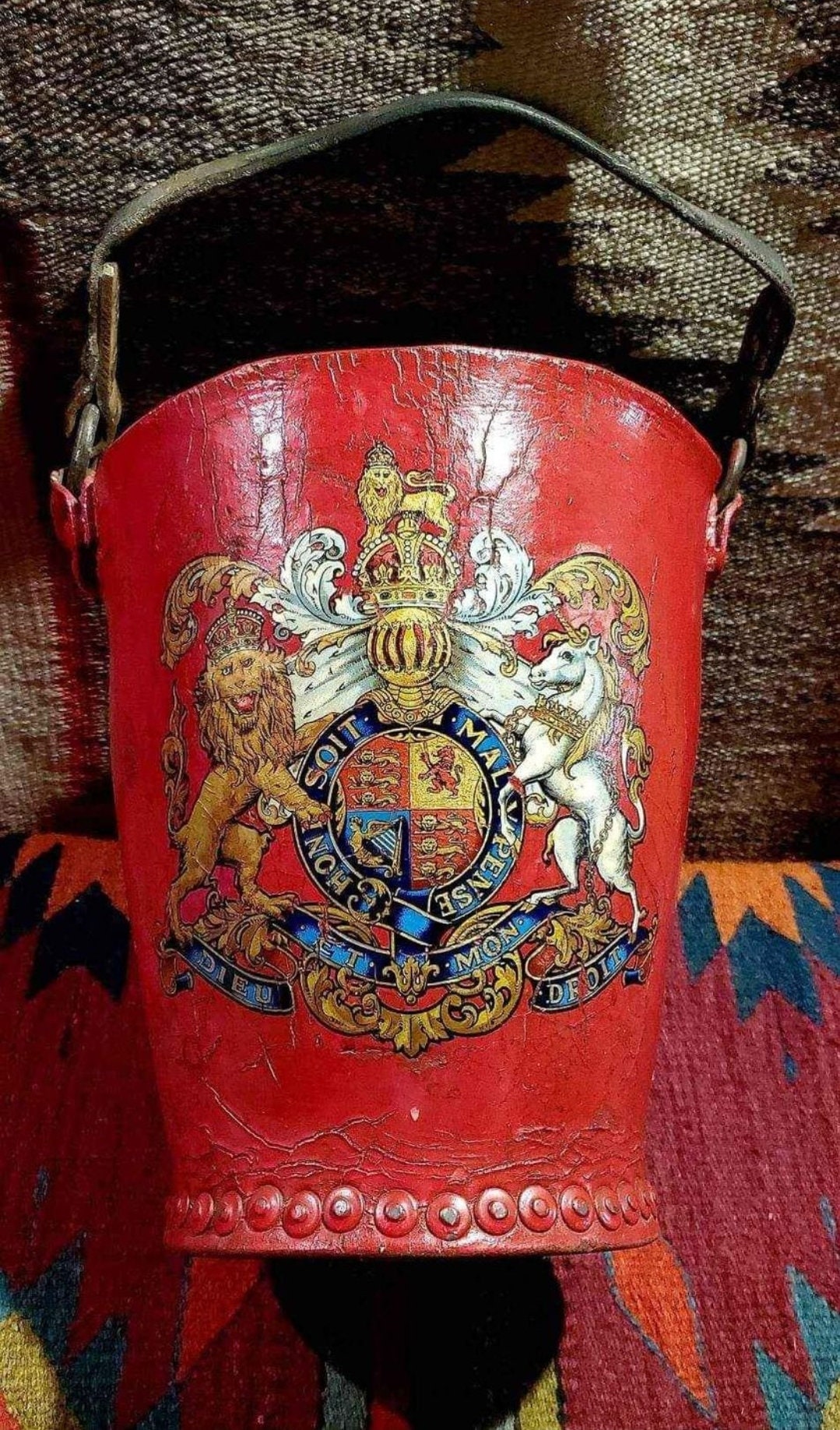 English Fire Brigade Bucket From 1700s! - Etsy