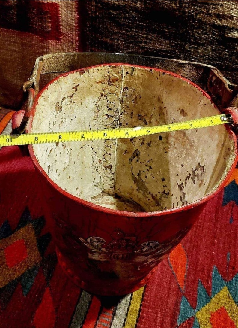 English Fire Brigade Bucket From 1700s! - Etsy