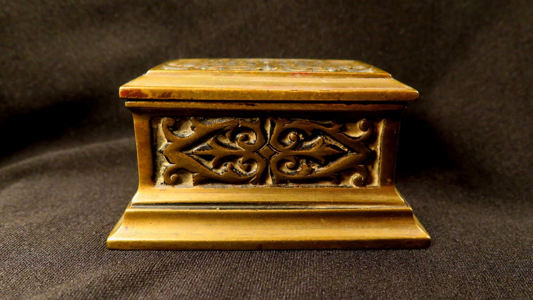Heavy Solid Brass Ornate Stamp Holder! - Etsy