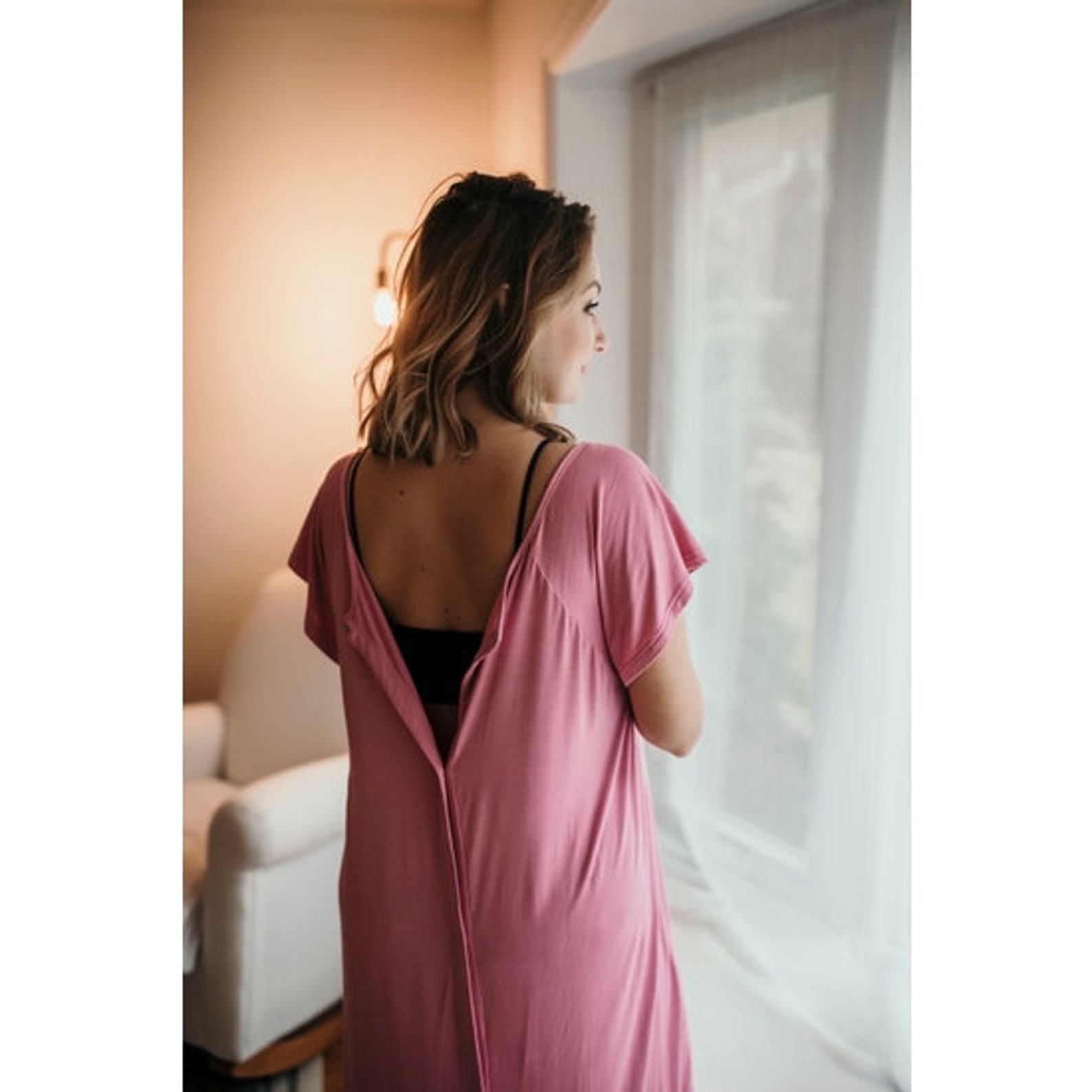 Maternity Labor Gown for Hospital and Birth | Etsy