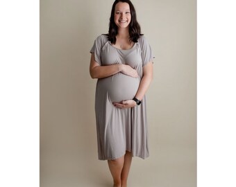 Maternity Labor Gown for Hospital and Birth | Etsy
