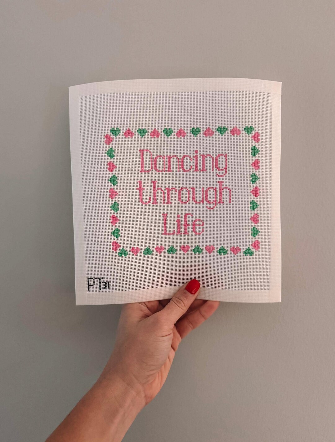 Wicked Dancing Through Life Needlepoint Canvas – 18 Mesh – Hand-painted ...