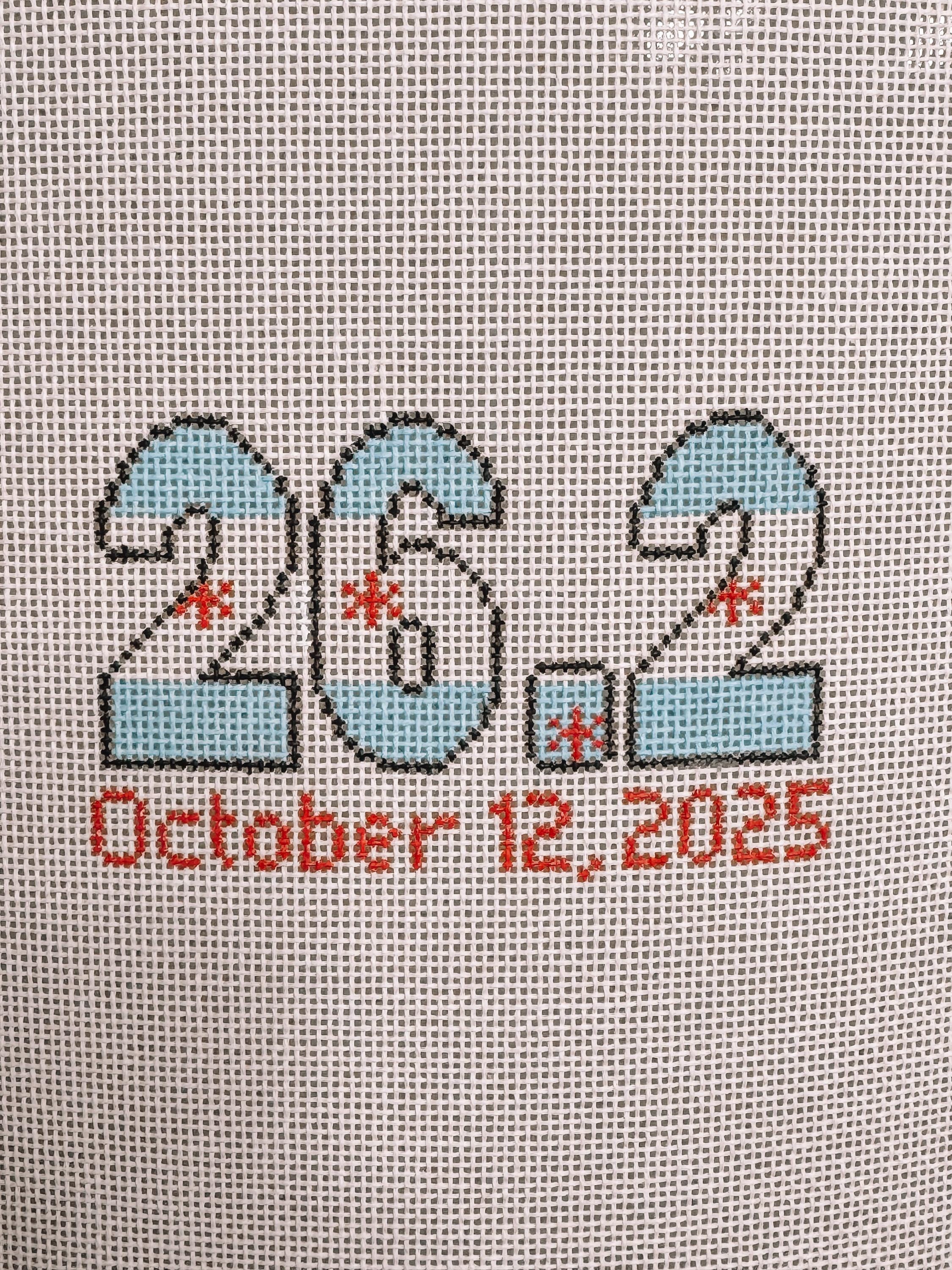 Chicago Marathon Needlepoint Canvas - Hand-painted 18 Mesh, 2025 ...