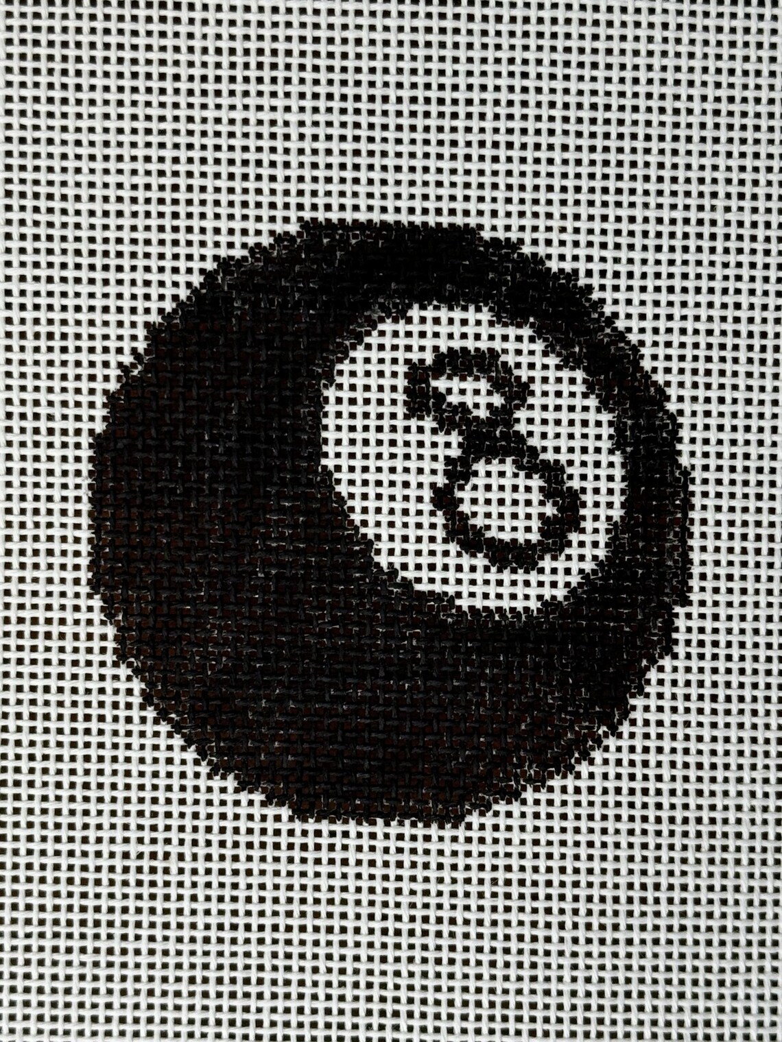 Magic 8 Ball Needlepoint Canvas - Hand-painted Retro Design - Etsy