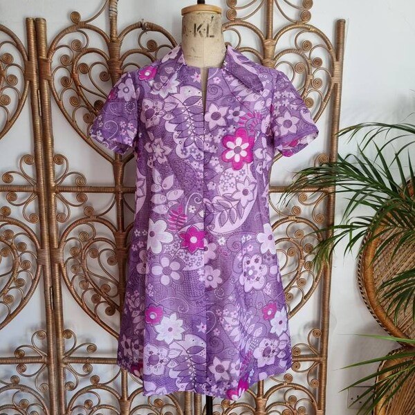1960s Purple Dress - Etsy
