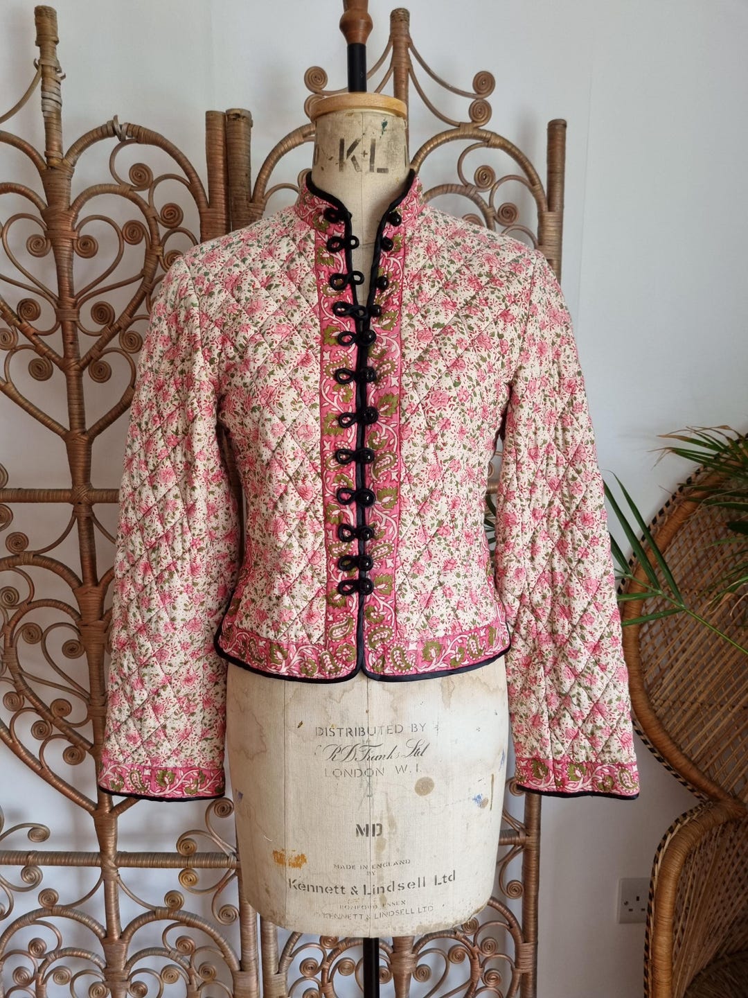 Vintage Phool Indian Quilted Cotton Boho Hippy 70s Jacket Coat S - Etsy