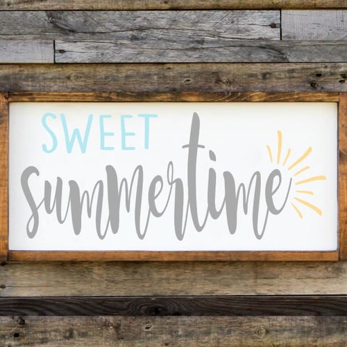 Sweet Summertime Watermelon Sign | Etsy