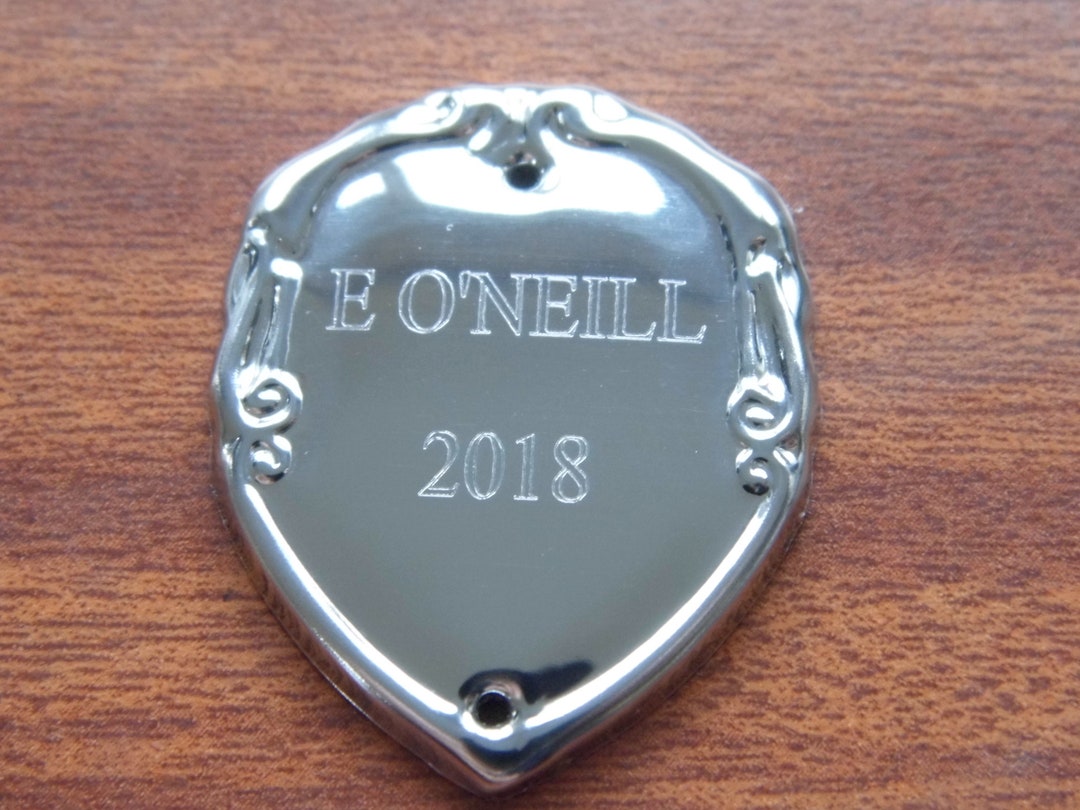 Trophy Side-shield, Silver-chrome, With-free-engraving, Trophy Annual ...