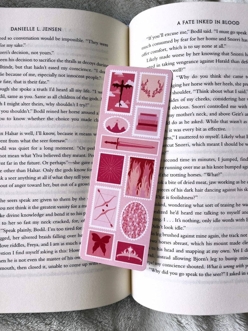 Fantasy Stamp Collecter Bookmark / Fantasy Reader Bookmark / Book Lover ...