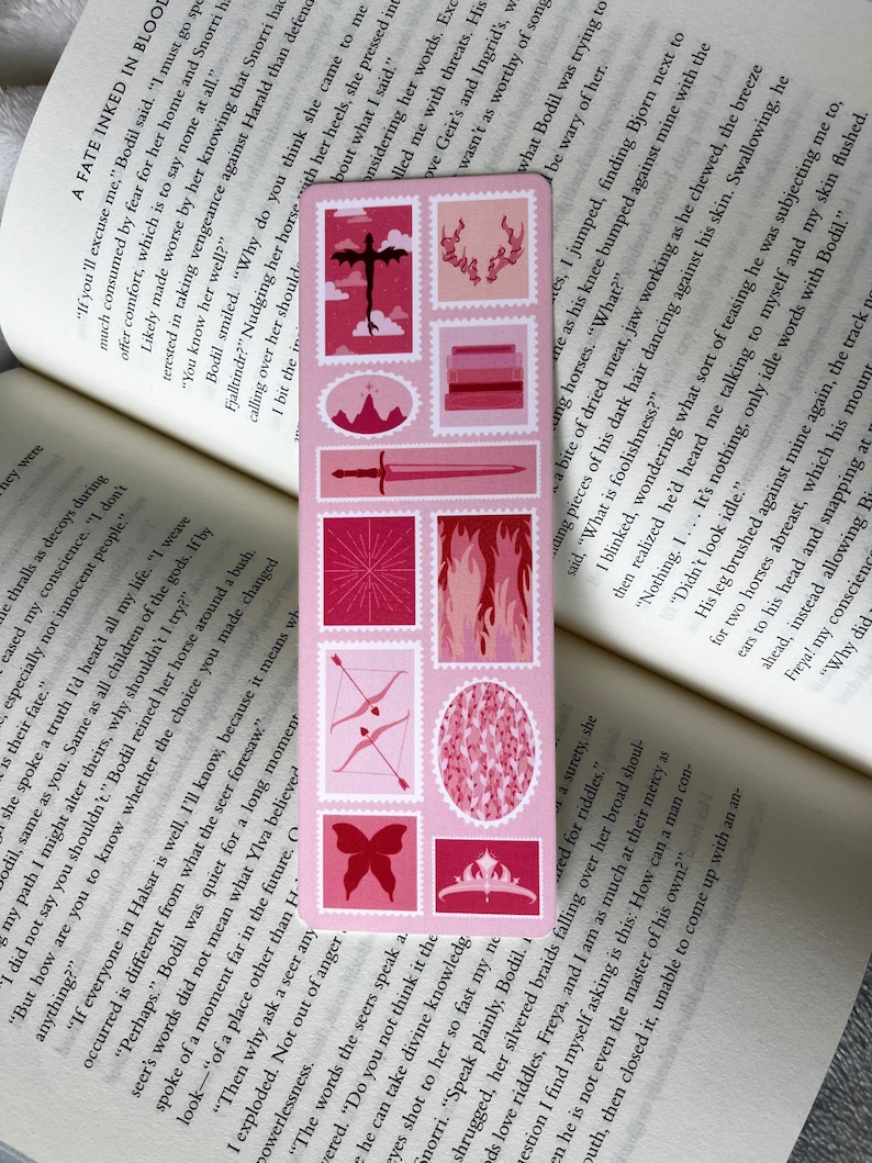 Fantasy Stamp Collecter Bookmark / Fantasy Reader Bookmark / Book Lover ...