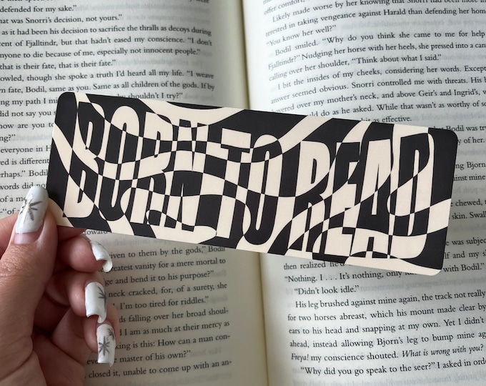 Born to Read Illusion Bookmark / Fantasy Reader Bookmark / Book Lover ...