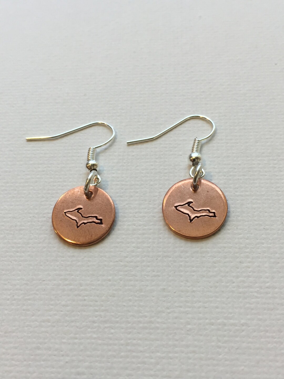 Michigan Upper Peninsula Earrings, Upper Michigan, Yooper Jewelry, UP ...