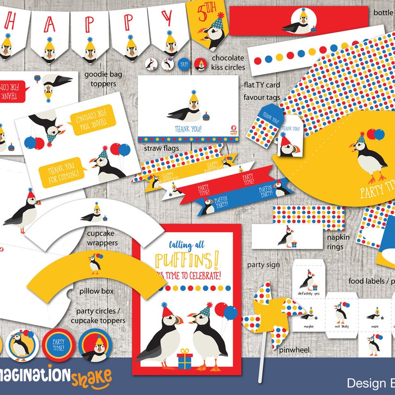 Puffin Rock Birthday - Etsy