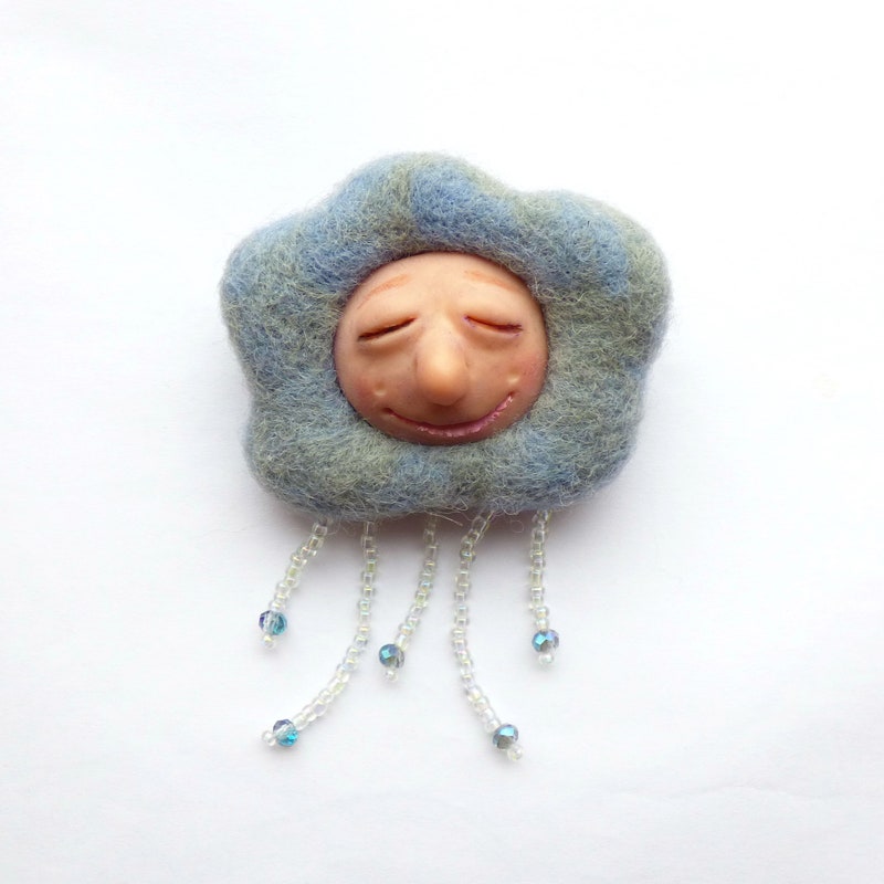 Cloud Brooch - Etsy