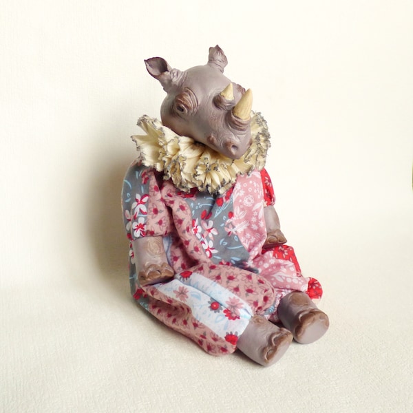 Clay Rhino - Etsy