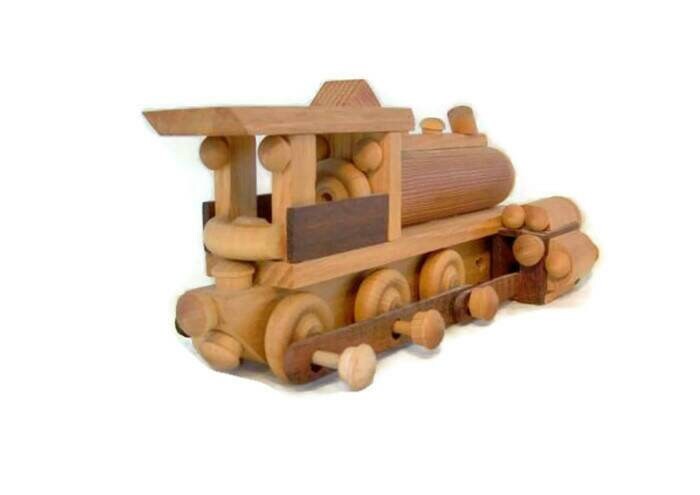 Hand Crafted Desk Model Wooden Train / Locomotive Childs Toy - Etsy