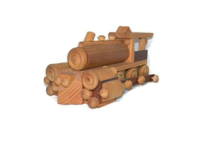 Hand Crafted Desk Model Wooden Train / Locomotive Childs Toy - Etsy