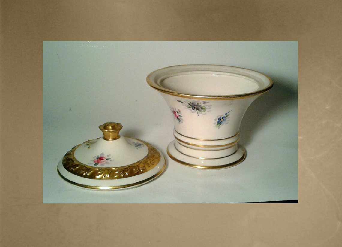 Osborne Studios Hand Decorated Lidded Porcelain Jar Circa 1920 - Etsy