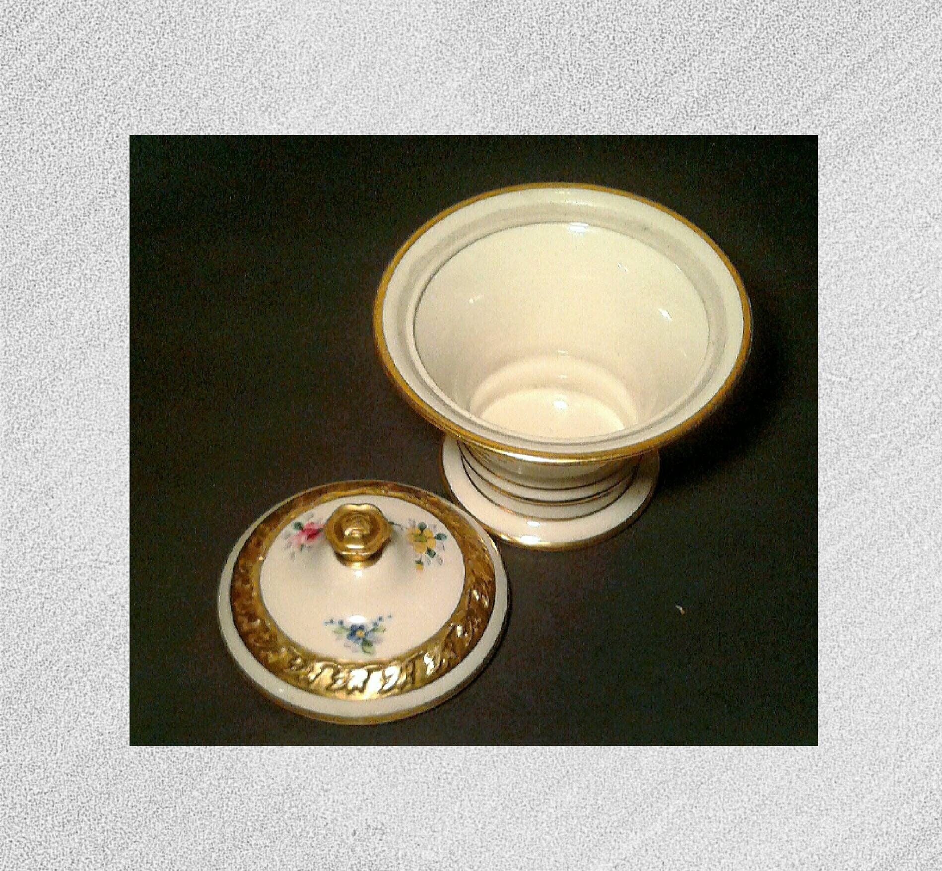 Osborne Studios Hand Decorated Lidded Porcelain Jar Circa 1920 - Etsy