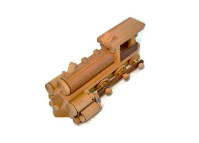 Hand Crafted Desk Model Wooden Train / Locomotive Childs Toy - Etsy