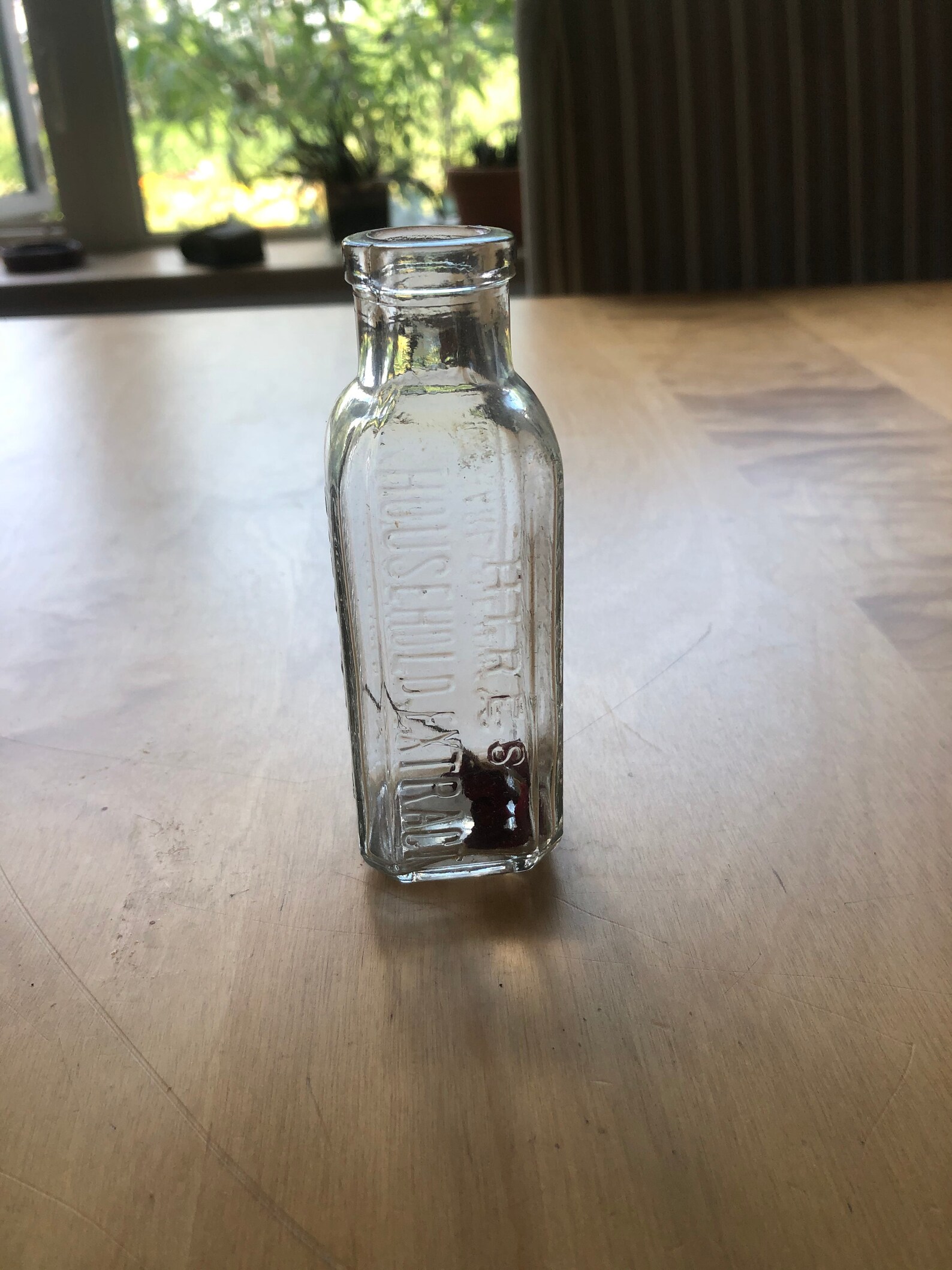 Antique Hires Household Extract Clear Bottle Etsy