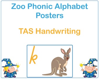 Cursive Alphabet Posters - Etsy