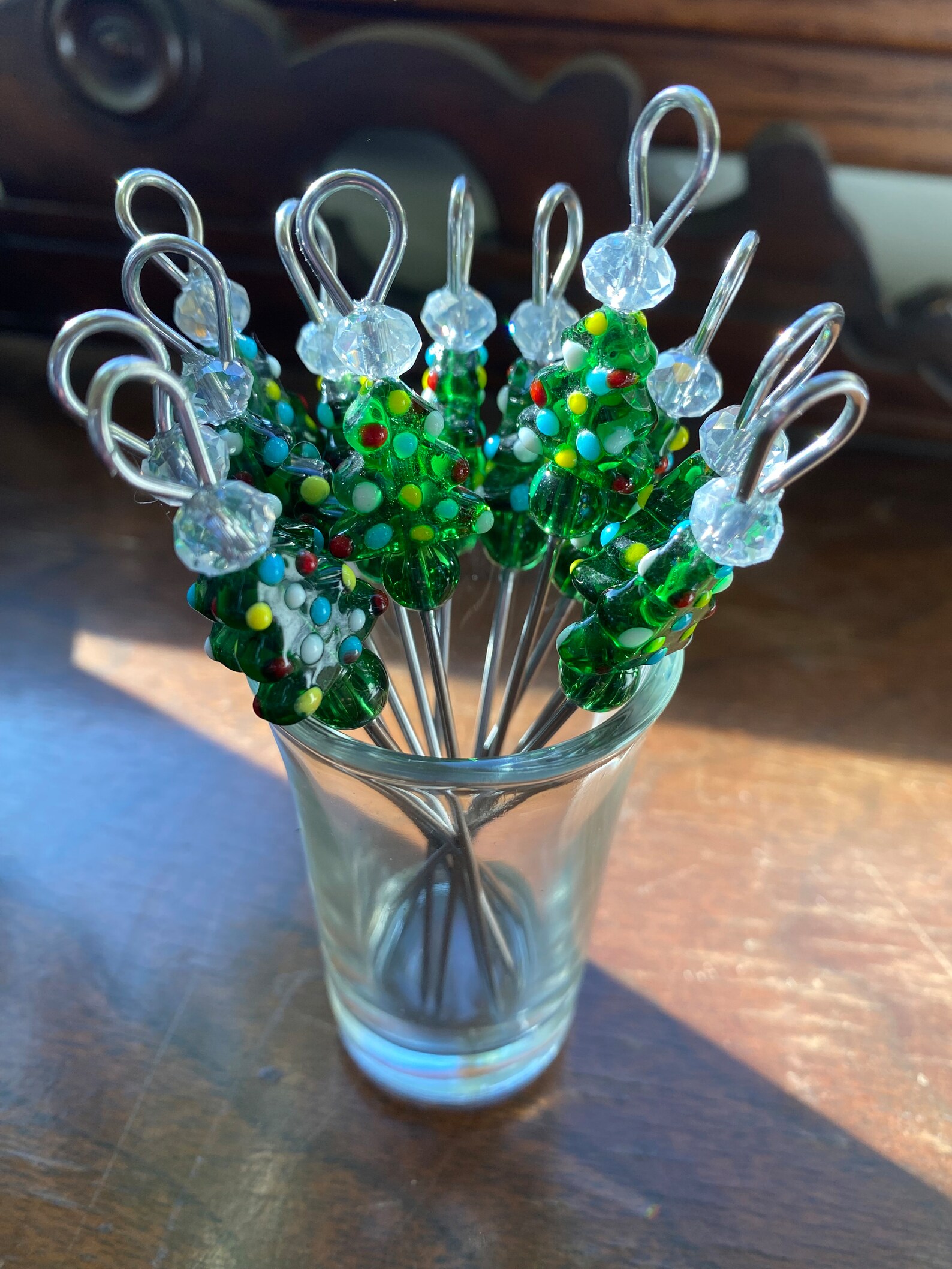 Christmas Cocktail Picks, Set of 12 - Etsy