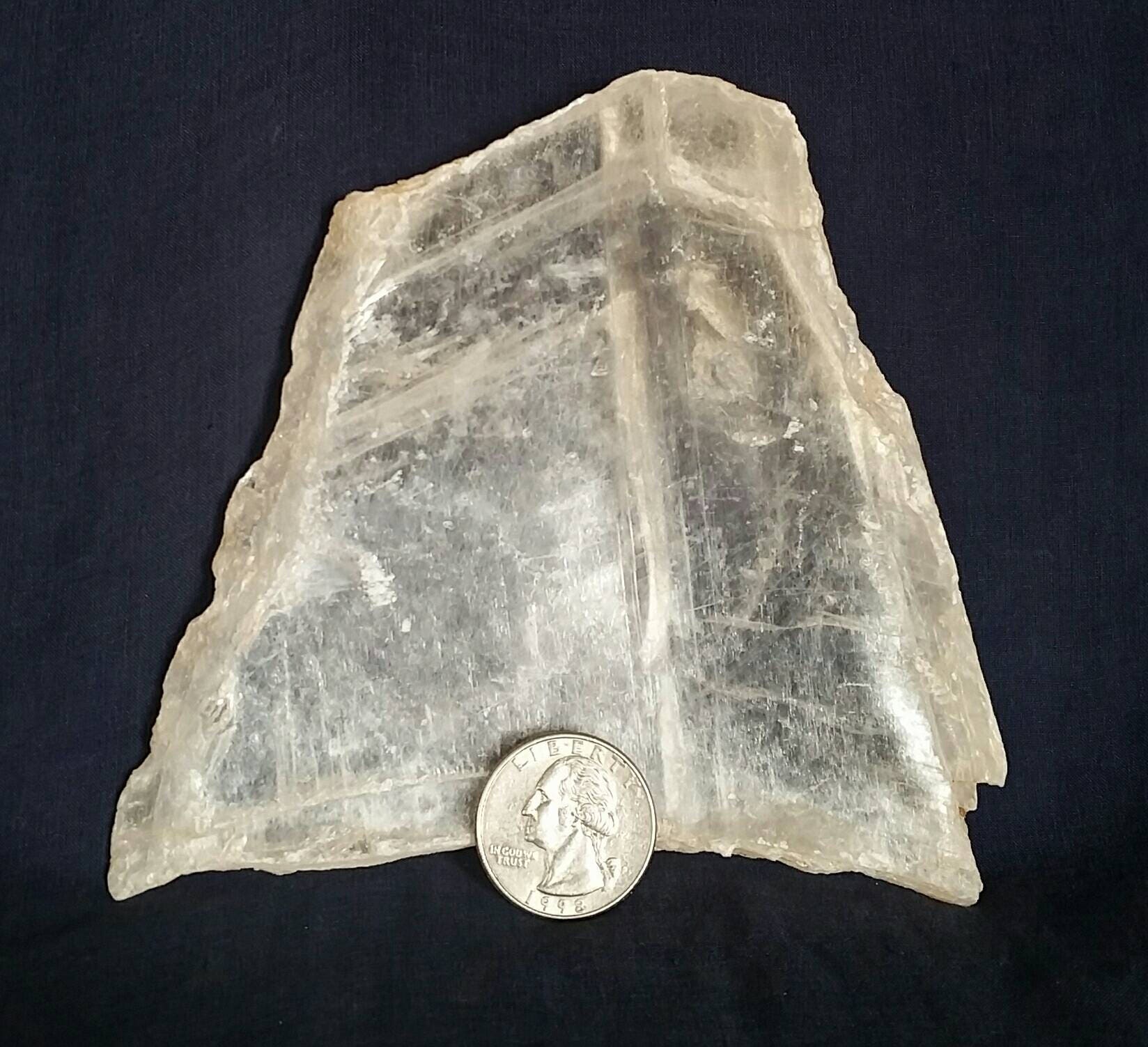 Crystal Selenite Quartz Crystal Home Decor / Raw Selenite Slab - Etsy