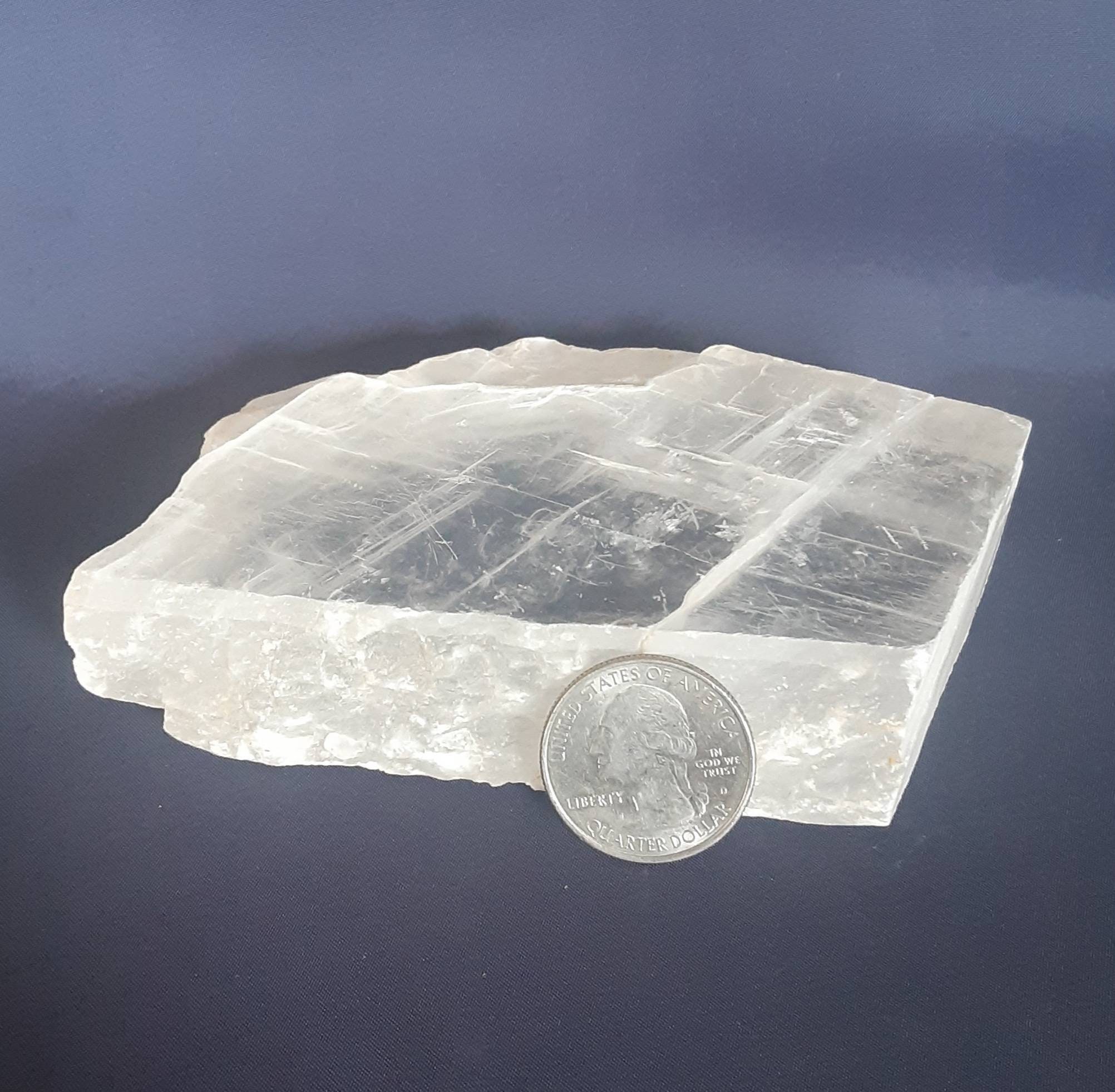Selenite Slab Raw Crystal Clearing Cleansing Crystals / Quartz | Etsy