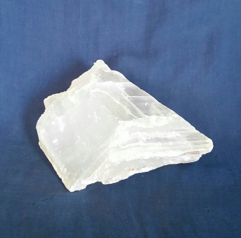 Large Selenite Crystal Slab, Angel Stone, High Vibration Mineral - Etsy