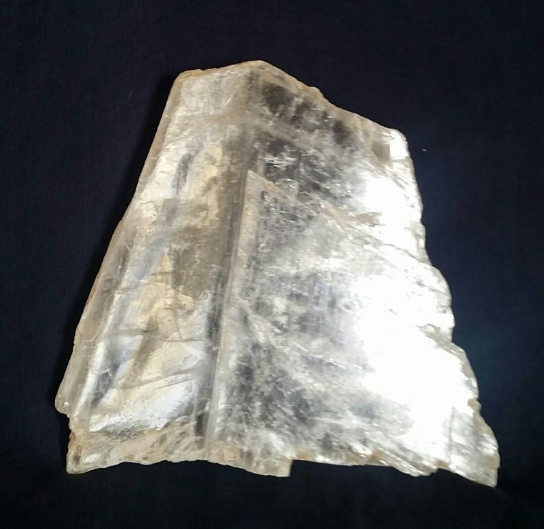 Crystal Selenite Quartz Crystal Home Decor / Raw Selenite Slab - Etsy