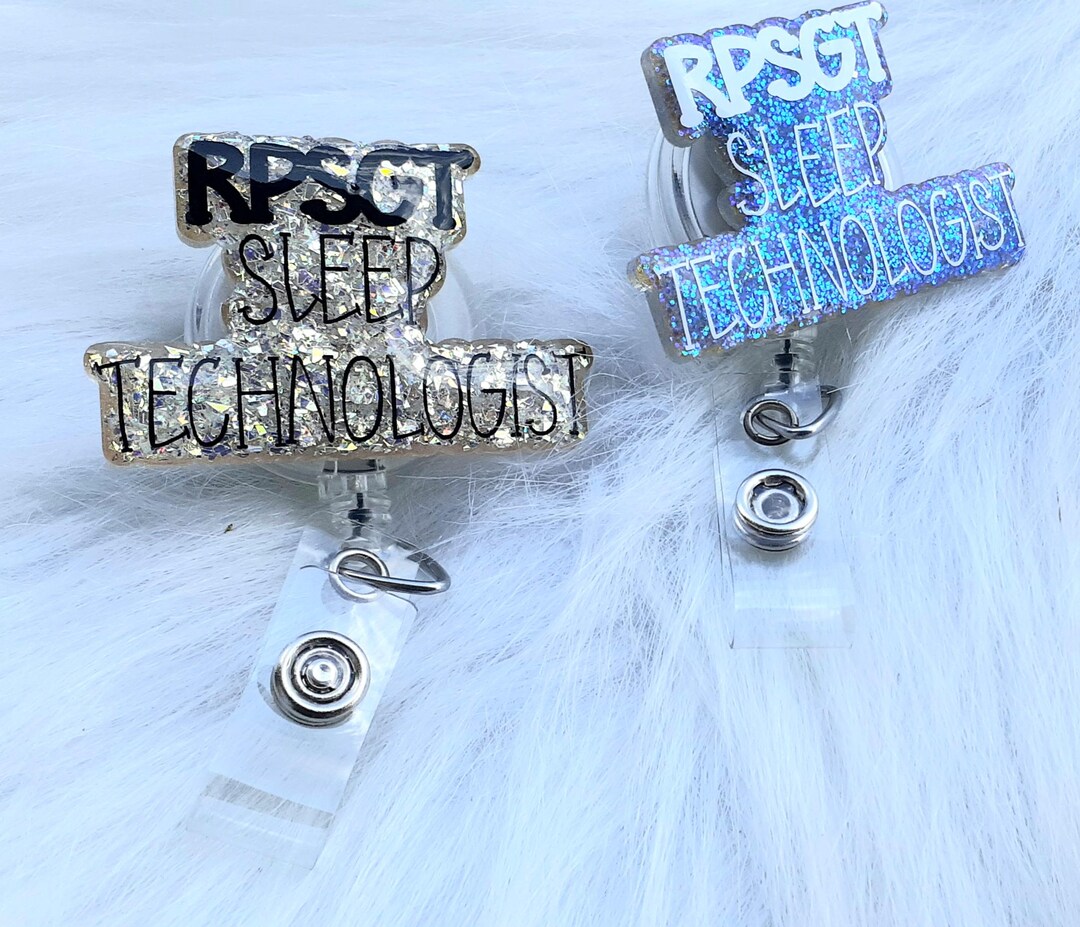 Sleep Technologist Badge Reel, RPSGT Badge Reel, Sleep Nurse, Sleep ...