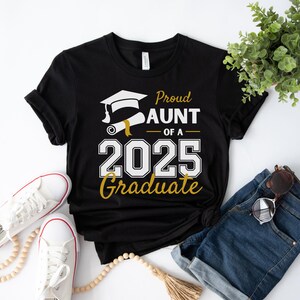 Proud Aunt of the Graduate, Graduation Shirts, Aunt Graduation Shirt ...
