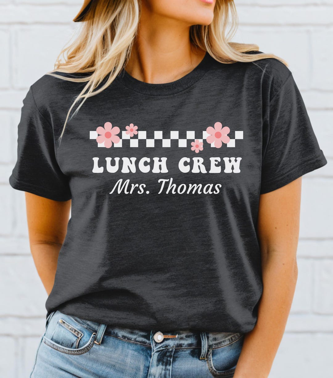 Custom Lunch Crew Shirt, Cute Lunch Lady Tshirts, Cafeteria Crew Shirt ...