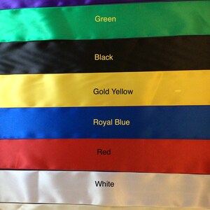 Retirement Sash / Customized Sash / Sweet 16 / Bride to Be / Bridesmaid ...