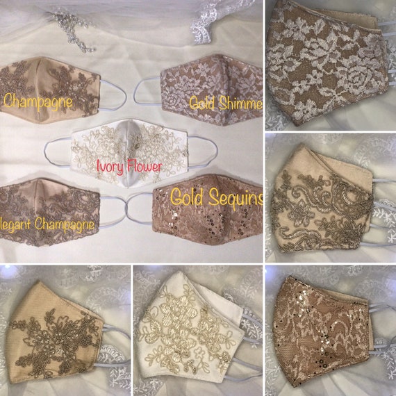 Wedding Face Mask Bride Mask Mother of the Bride Face Mask | Etsy