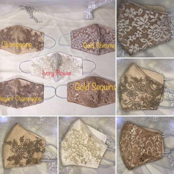 Wedding Face Mask - Etsy